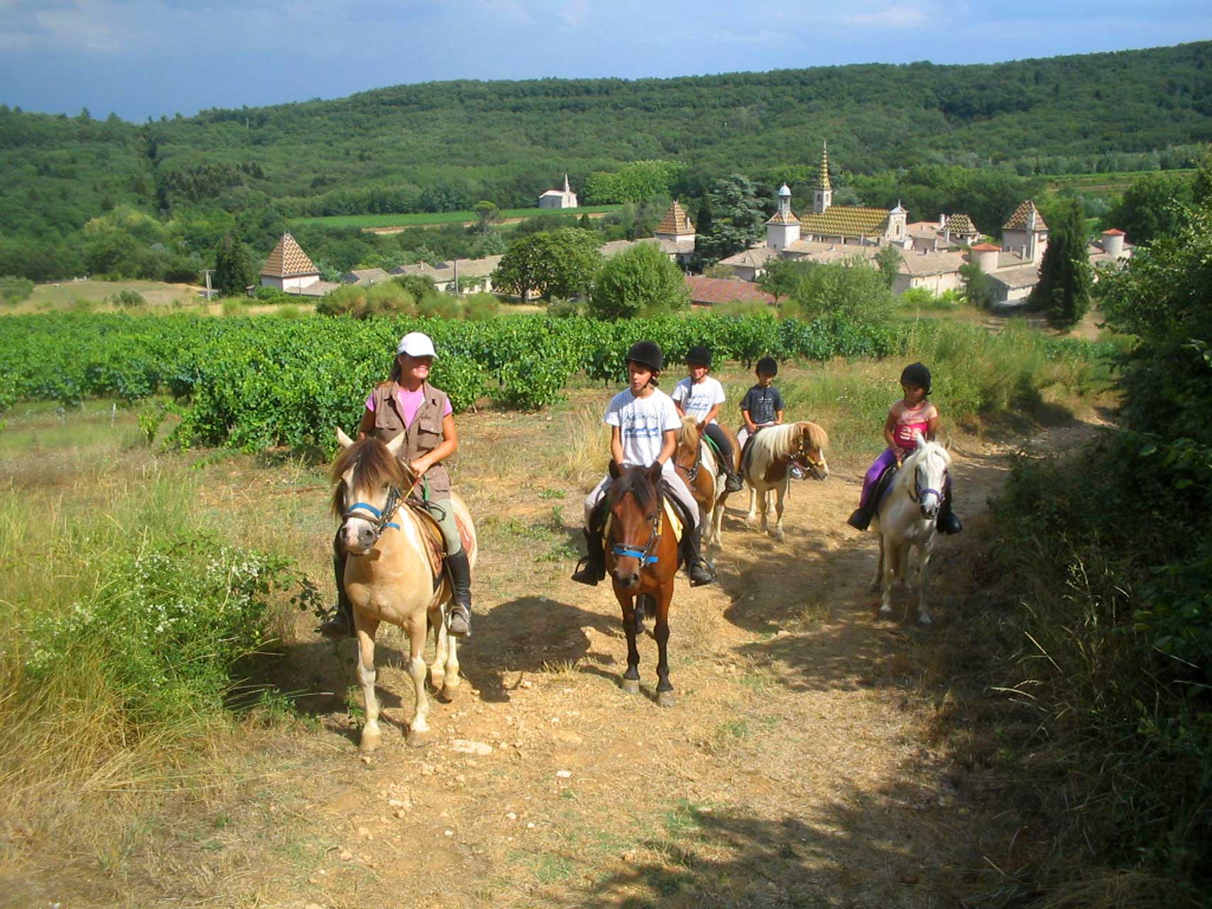 Balade à cheval - Le Gard